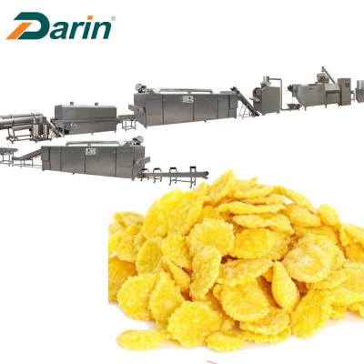China Linea di trasformazione linea dei fiocchi di mais 300KG/H di produzione del cereale da prima colazione for sale