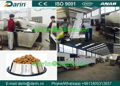 Cina Macchinario dell'espulsore dell'alimento per animali domestici della vite del gemello dell'espulsore della pallina dell'alimentazione con CE approvato in vendita