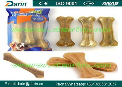 Cina Osso di cane del creatore dell'alimento per animali domestici che fa pellame greggio a macchina inseguire elaborazione di masticazioni in vendita