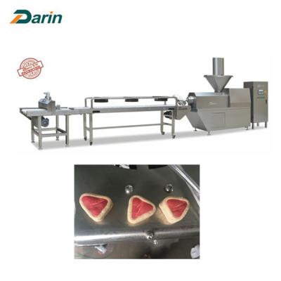 Cina Linea fredda di produzione alimentare dell'animale domestico dell'estrusione, animale domestico che mastica la macchina dell'osso con il contenuto elevato della carne in vendita