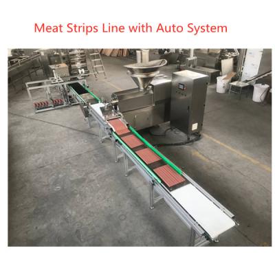 China De de Strokenhond van  Meat Strip Cutting Machine /Meat behandelt de Lijn van de Voedsel voor huisdierenverwerking Te koop