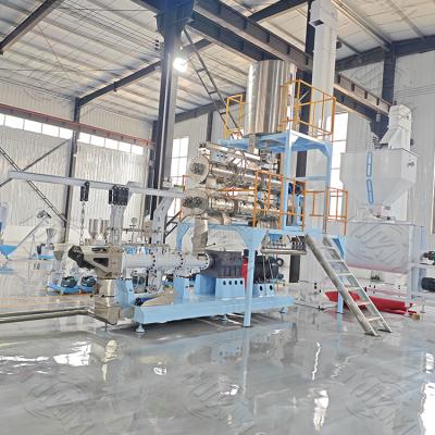 중국 애완견용 물고기 간식 생산 라인용 이축 압출기 판매용