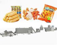 China Large Capacity Output Puff Snack Machine , SS304 Rice Puff Making Machine for sale