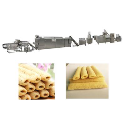 China Crispy Corn Puff Snack Machine Twin Screw Soybean Rice Extruder Stainless Steel Materials for sale