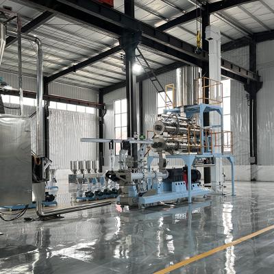 China Defatted soy flour Pet Food Extruder , double screw extruder machine for sale
