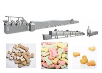 China Customized Color Dog Biscuit Making Machine SUS304 Pet Food Production Line 70kw for sale
