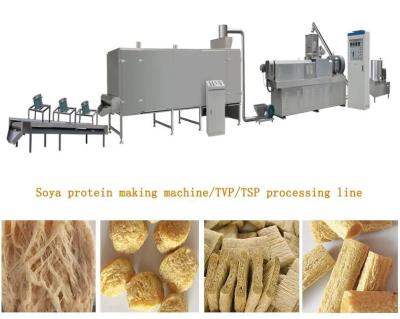 China Double Screw Soya Extruder Machine for corn flakes , breakfast cereals , puff snacks for sale