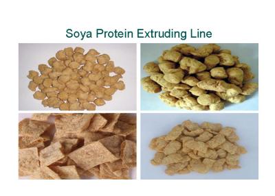 China Double screw extruder machine for Soya Protein , soybean extruder machine for sale