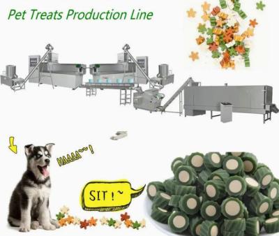 Cina L'animale domestico 100KW di acciaio inossidabile mastica la linea di produzione per i denti dei cani in vendita