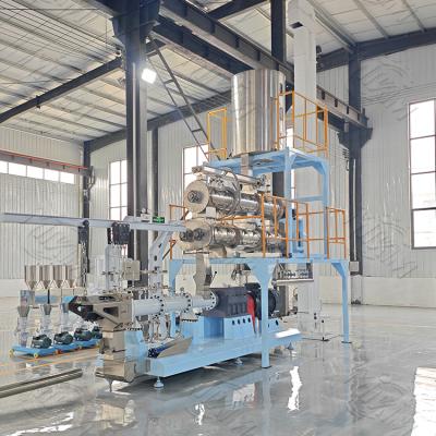 China DR70 High Quality Stainless Steel  Floating Fish Feed Double Screw Processing Line for sale
