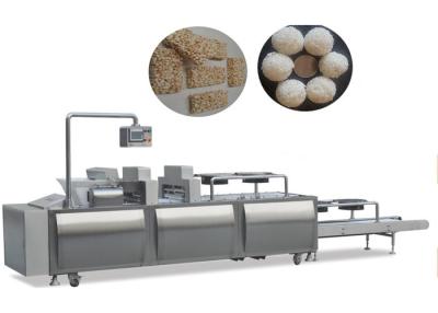 Barra de mezcla del arroz del sésamo de los cacahuetes del Granola que forma la línea