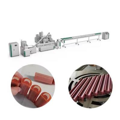 China CE Approved Color munschy chew stick rawhide  pet food processing line for sale