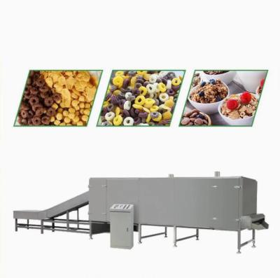 China Cereal Breakfast corn flakes processing machine / rice flakes making machine for sale