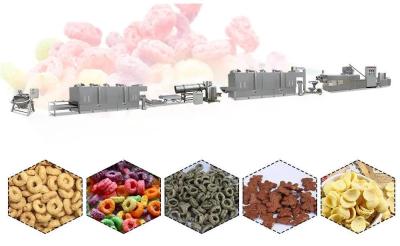 China PLC controlled automatic expanded corn flakes production line for sale