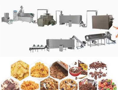 Rosted Nestle/linea di trasformazione avena di Kelloggs dei fiocchi di mais in serie del cereale con CE ISO9001