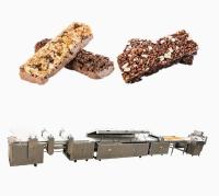 China Automatic Stainless Steel Cereal Bar Making Machine Rectangle Snacks Shape for sale