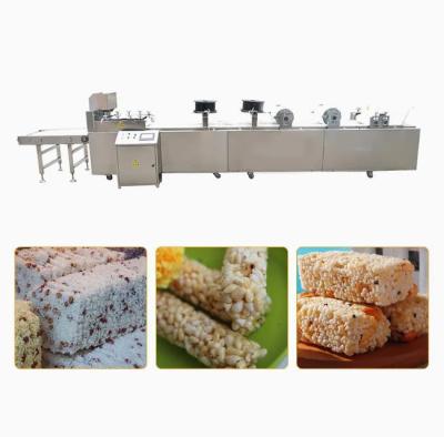 China Small swelled candy rice Cereal Bar Making Machine , rice puffing machine for sale