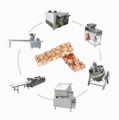 중국 땅콩 막대기 형성을 위한 상업적인 곡물 막대기 생산 라인 9kw 판매용