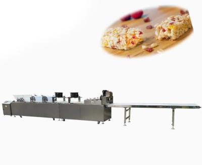 China MK-75 Peanut Brittle / Peanut Crunch Bar / Sesame Candy Bar Making Machine Cutting Line with Touch Screen for sale
