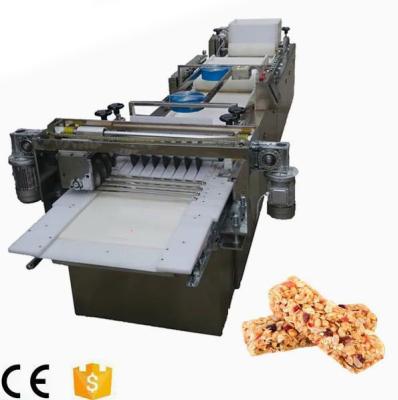 China MK-75 Peanut Brittle / Peanut Crunch Bar / Sesame Candy Bar Making Machine Cutting Line with Touch Screen for sale