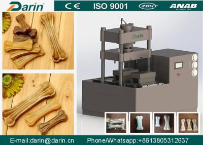 Schneider electric cowhide 60T double moulds touch screen Rawhide Bone dog bone maker