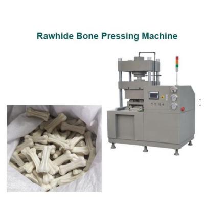 China Schneider electric cowhide 60T double moulds touch screen Rawhide Bone dog bone maker for sale