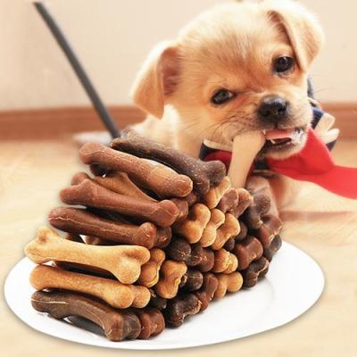 China Customized Native color Pressed Rawhide Bones dog chews Machine for sale