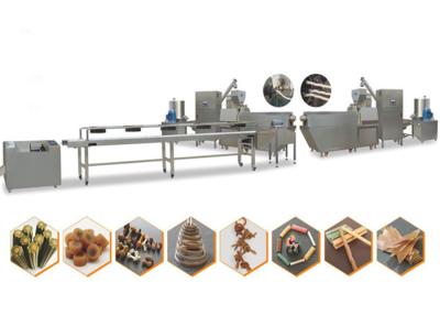 中国 Bi -色のねじれによって形づけられるドッグ フードの放出機械は軽食の加工ラインを扱います 販売のため