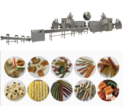 Китай Линия производства продуктов питания закуски жевательной резины штрангпресса собачьей еды зубоврачебной заботы Сс продается