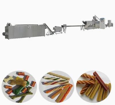 中国 新しい風味を付けられた歯科ねじれ犬の御馳走おもちゃペットはドッグ フードの製造設備をかみ砕きます 販売のため