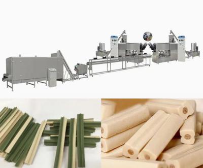 Китай Одношрубная машина для экструдирования пищевых продуктов для домашних животных для жевания закусок для собак / машина для экструдирования кормов продается