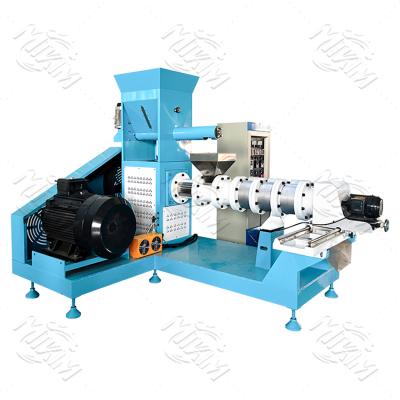 China Hot Sale Fish Feed Pellet Extruder Machine Fish Shrimp Cat Dog Pet Feed Making Machine, Single Screw Floating Fish Feed Pellet Extruder Machine for sale