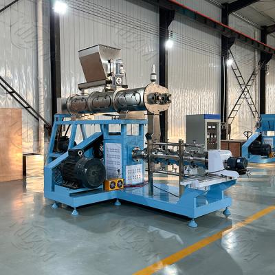 China wet wey floating fish feed machine Fish Feed Cold Press Floating Kibble Dry Dog Pallet  Extruder Machine Price for sale