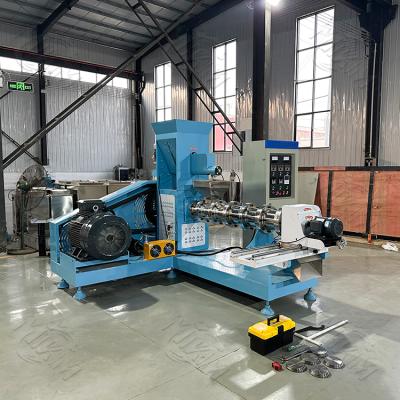 China Single Screw Floating Fish Food Maker Machine Electric 250kg/H Cat Wet Bird Pet Parrot Tilapia Catfish Fish Dog Pellet Feed Food Make Machine to Used for sale