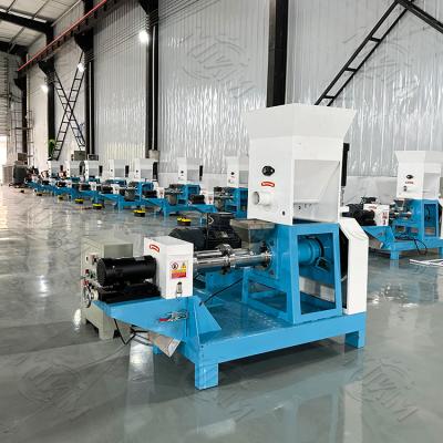 China small single Screw Floating Fish Feed Extruder Machine for Home Use and Plant Cutter Type Fish Feed Pellet Extruder for sale