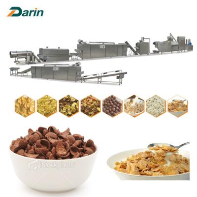 Cina Linea di trasformazione SpA d'acciaio dei fiocchi di mais del cereale da prima colazione di Kellogg del motore di Stailess Siemens in vendita