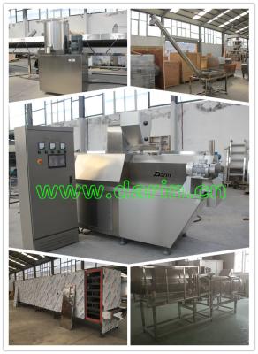 Cina SpA d'acciaio del motore di Stailess Siemens del cereale da prima colazione dei fiocchi di mais della macchina automatica piena dell'estrusione in vendita