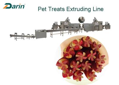 Cina Ossequi favoriti del cane di colore dell'animale domestico della macchina dell'estrusione degli spuntini della gomma da masticare doppi in vendita