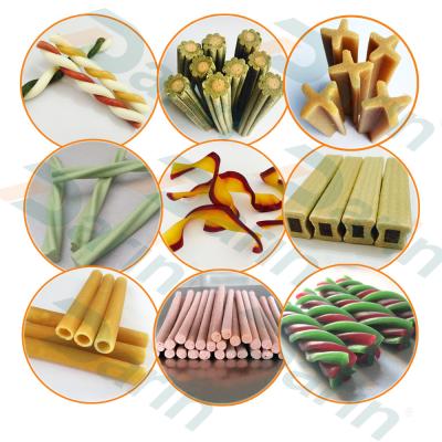 Cina Cane che mastica la macchina dell'espulsore dello spuntino degli ossequi, linea di produzione alimentare dell'animale domestico del Sus in vendita