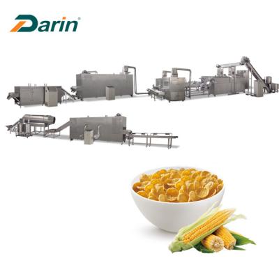 Cina cereali dei fiocchi di mais di 165kw 300kg/hr che fanno macchina in vendita