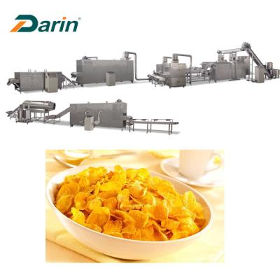 Cina cereali dei fiocchi di mais di 165kw 300kg/hr che fanno macchina in vendita