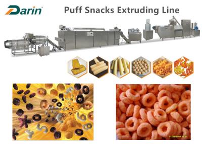 China Il cereale ha soffiato spuntino espulso del cereale che fa la macchina con CE & ISO9001 approvato for sale