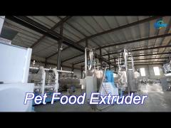 continuous & automatic twin screw extruder for dog food making machine with 380v/50hz