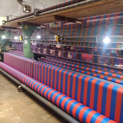 China 110'' Working Width HDPE Plastic Green Garden Sun Shade Net Warp Knitting Machine for Online Support and Products for sale