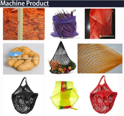 Cina PE Raschel Mesh Bag Machine del sacco degli ortaggi da frutto della cipolla della patata 50*80cm 25kg 30kg in vendita
