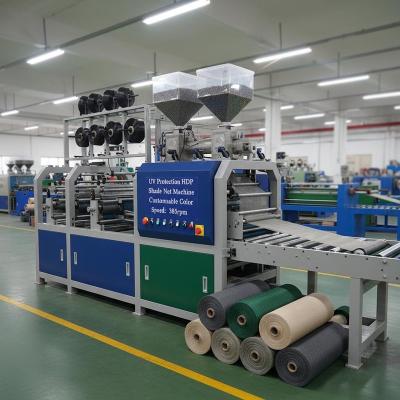 China UV Protection HDPE Shade Net Making Machine with Customizable Color and 200-450rpm Speed for sale