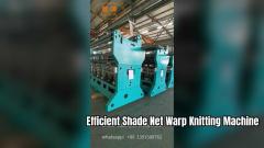 Efficient Shade Net Warp Knitting Machine Finished Product Display