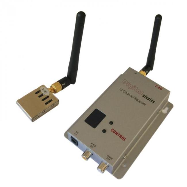 2.4Ghz 100mW Wireless Video Transmitter AV Output 4CHs Analog Sender