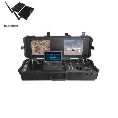 China 100km remote controls spy UAV security camera system long range distance joysticks equipment anti drone system for sale