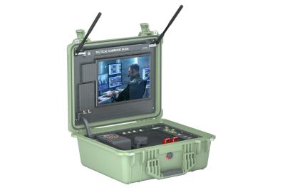 China 15KM Ground Control Station IP65 Wndows10 GCS for DRONE gps uav video link 100km dualband transceiver à venda